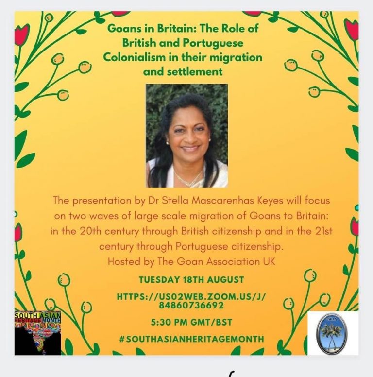 Goans in Britain The Role of British and Portuguese Colonialism in ...